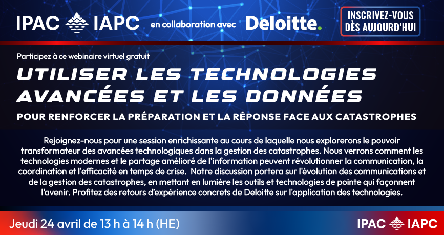 Using advanced technologies and data to inform disaster preparedness ...